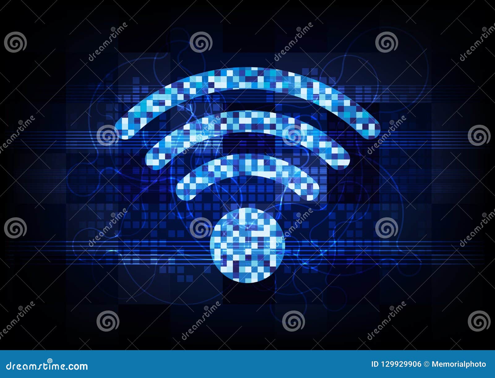 Vector Technology Communication Background Computer Media, Abstract ...