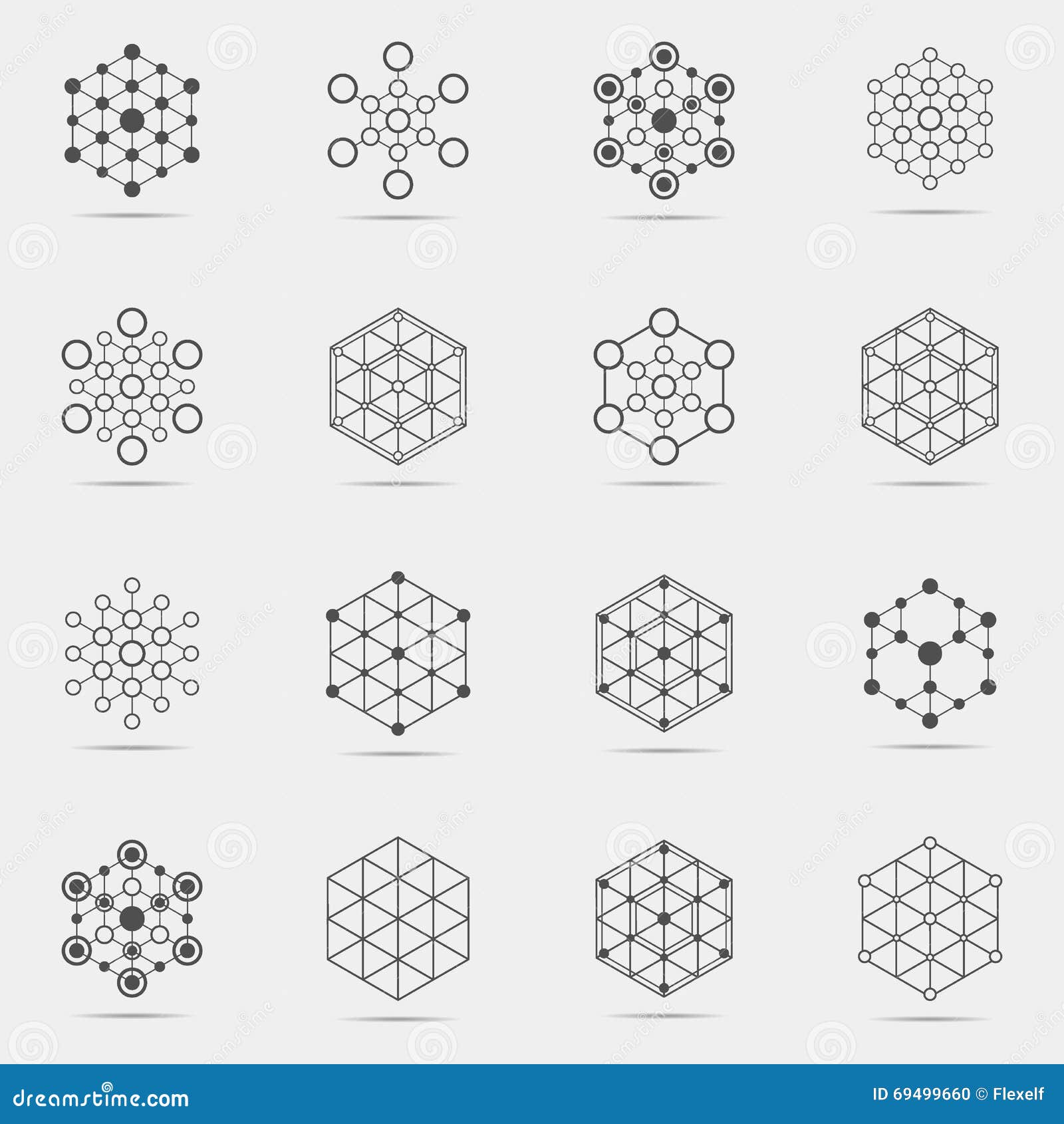 Vector technology element stock vector. Illustration of particle - 69499660