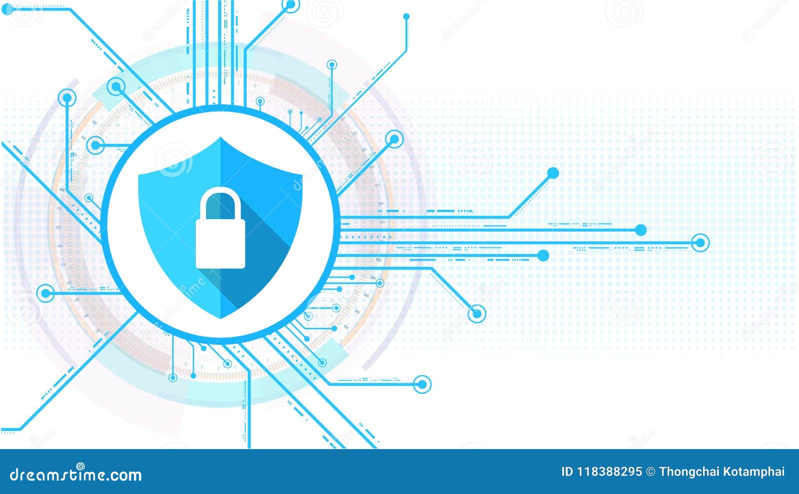 Vector Technology Illustration Communication Data Security Flat Stock ...