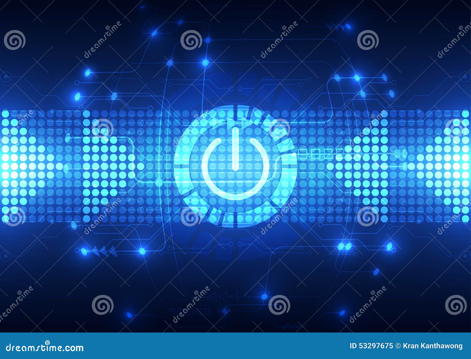 Vector Technology Power Button Abstract Background, Illustration Stock ... Vector Technology Power Button Abstract Background, Illustration Stock ...