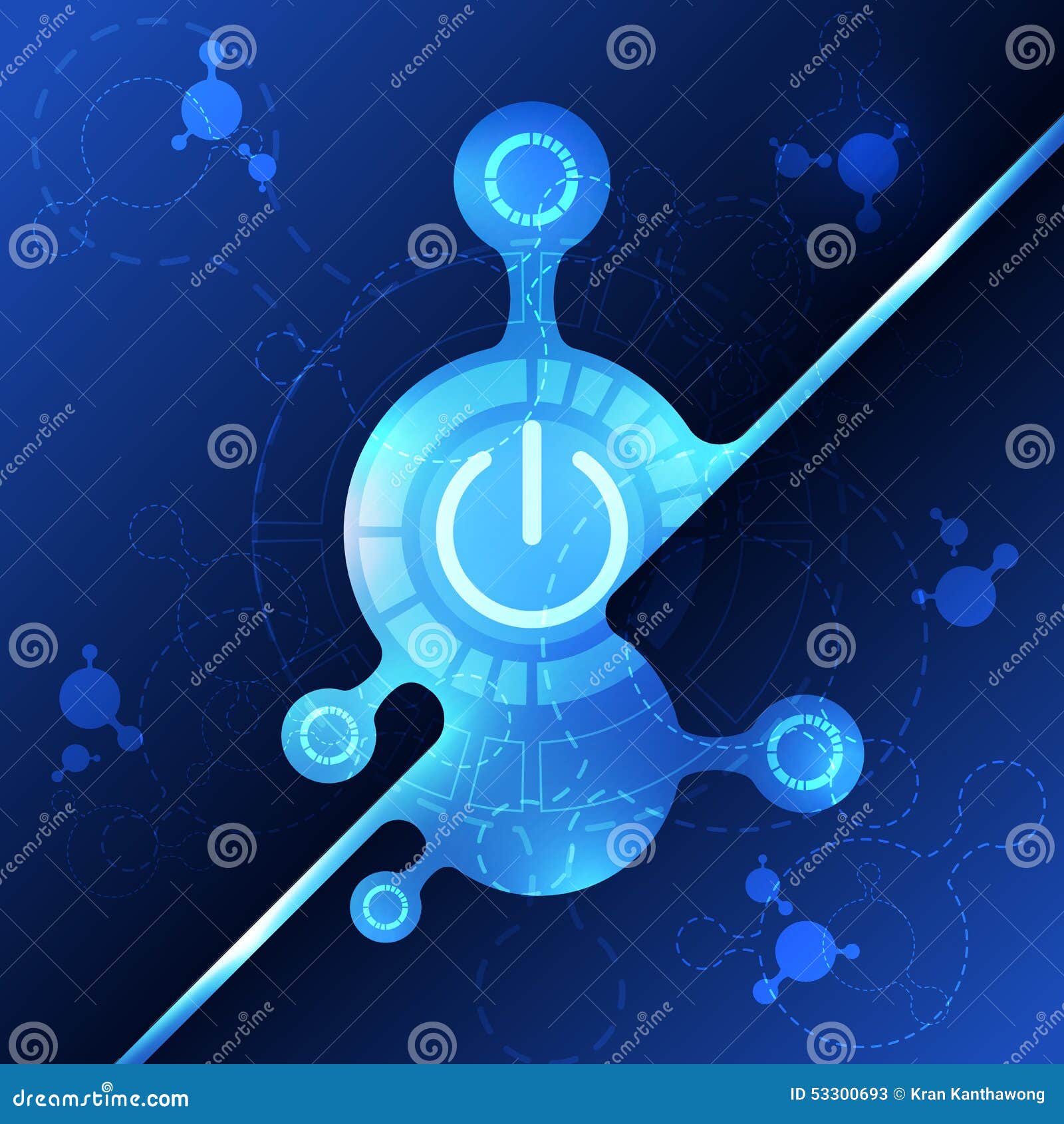 Vector Technology Power Button Abstract Background, Illustration Stock ... Vector Technology Power Button Abstract Background, Illustration Stock ...