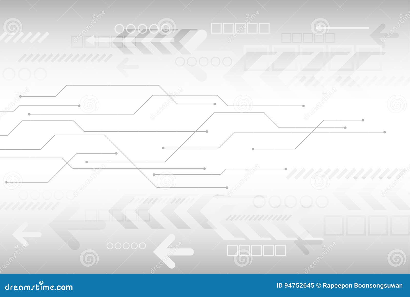 Vector Technology Speed in Gray Background. Stock Vector - Illustration ...