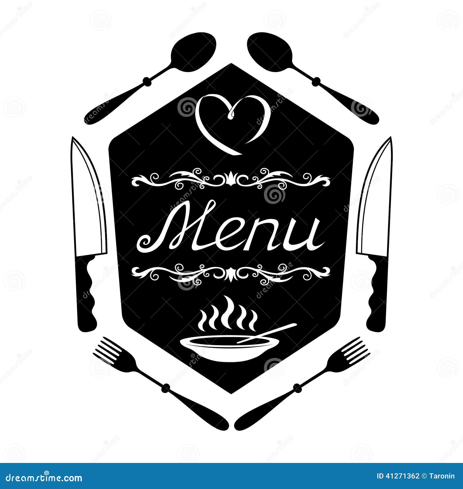 Vector Teken menu vector illustratie. Illustration of samenvatting ...
