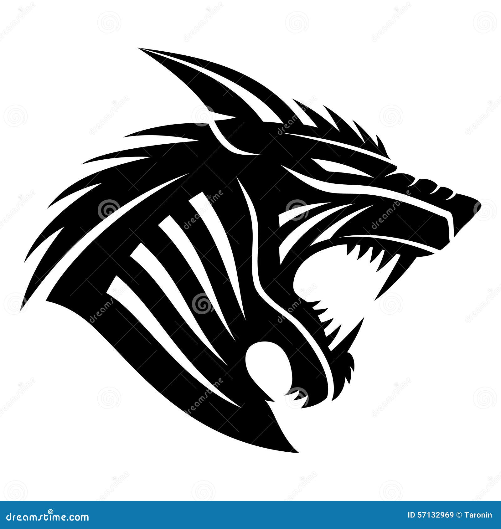 Vector Teken werewolf vector illustratie. Illustration of ontwerp ...