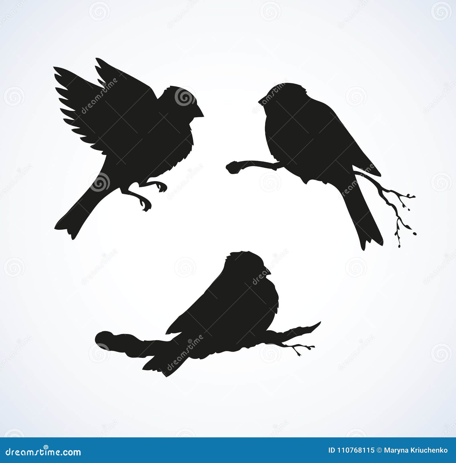 Vector tekening tits vector illustratie. Illustration of dier - 110768115