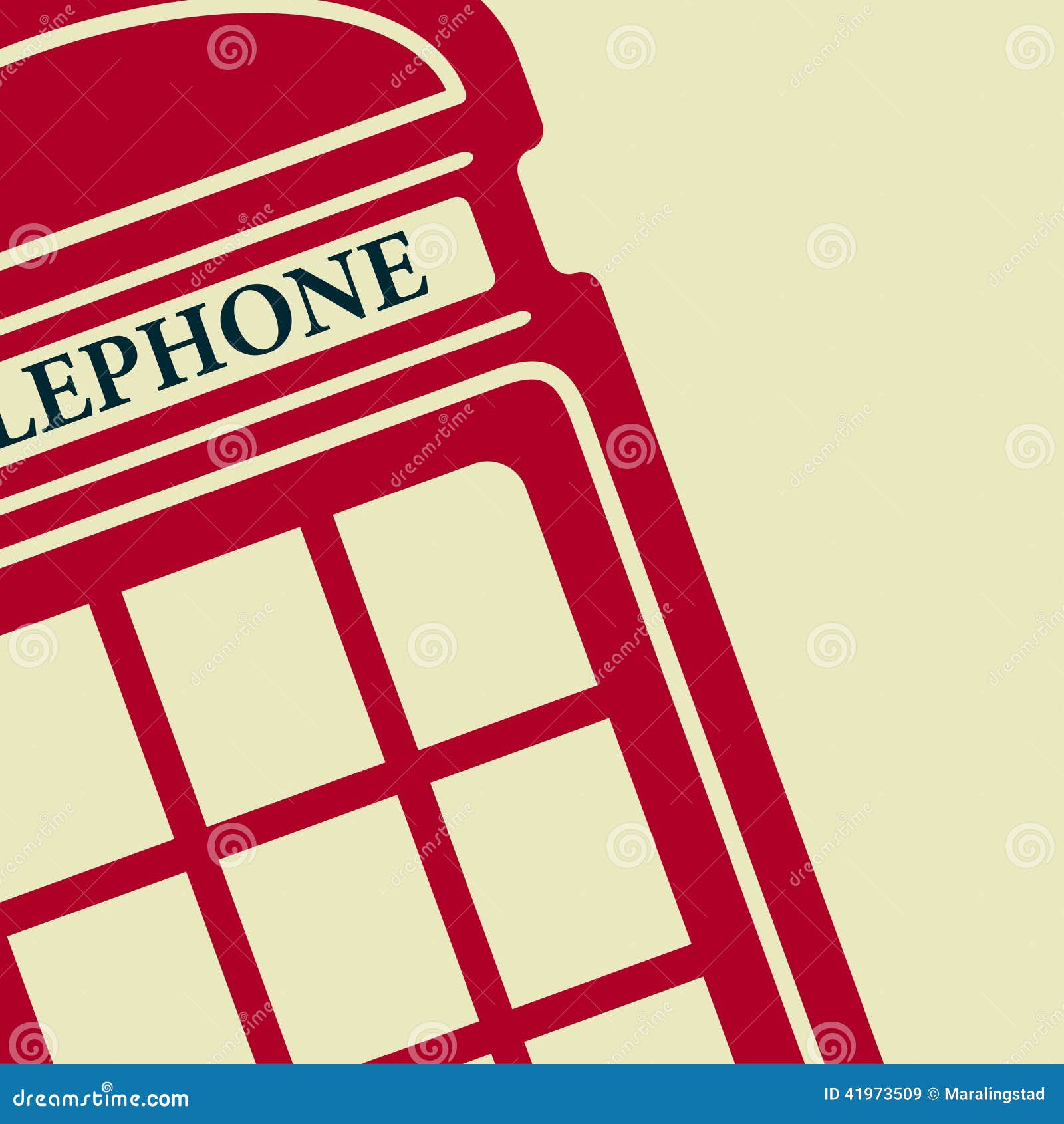 Vector Telephone Box Icon. Eps10 Stock Vector - Illustration of london ...