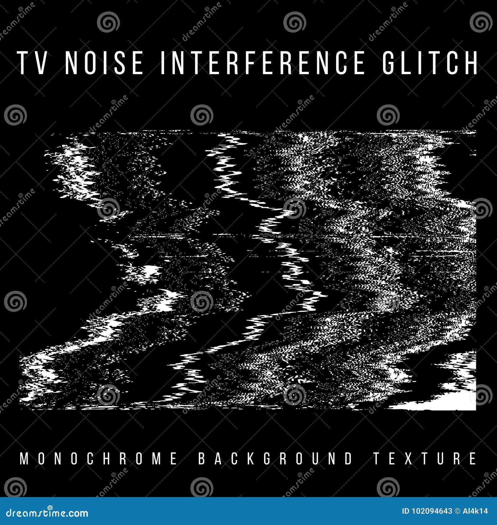 Vector Television Interference Glitch Stock Vector - Illustration of ...