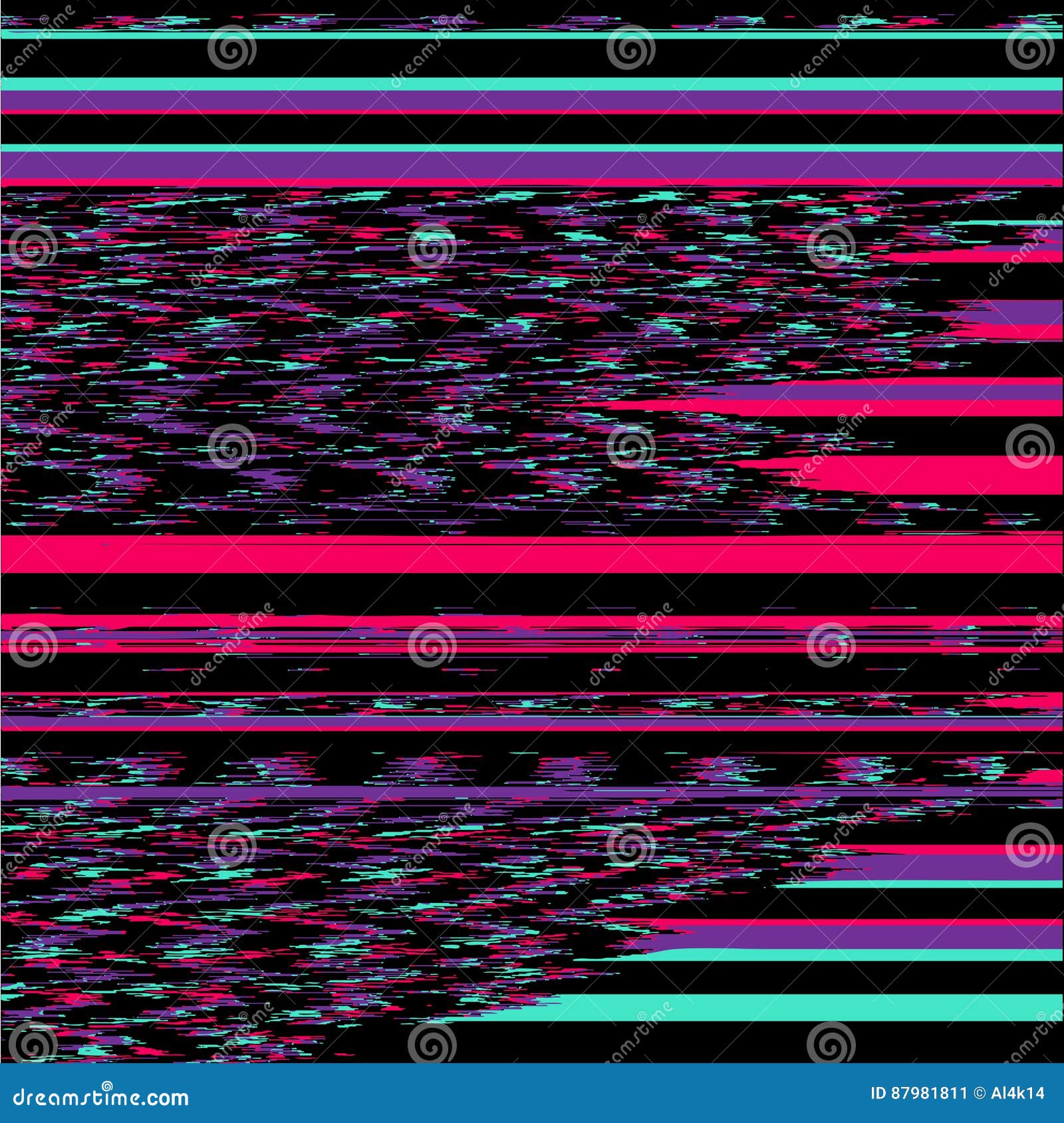 Vector Television Noise Background Stock Vector - Illustration of ...