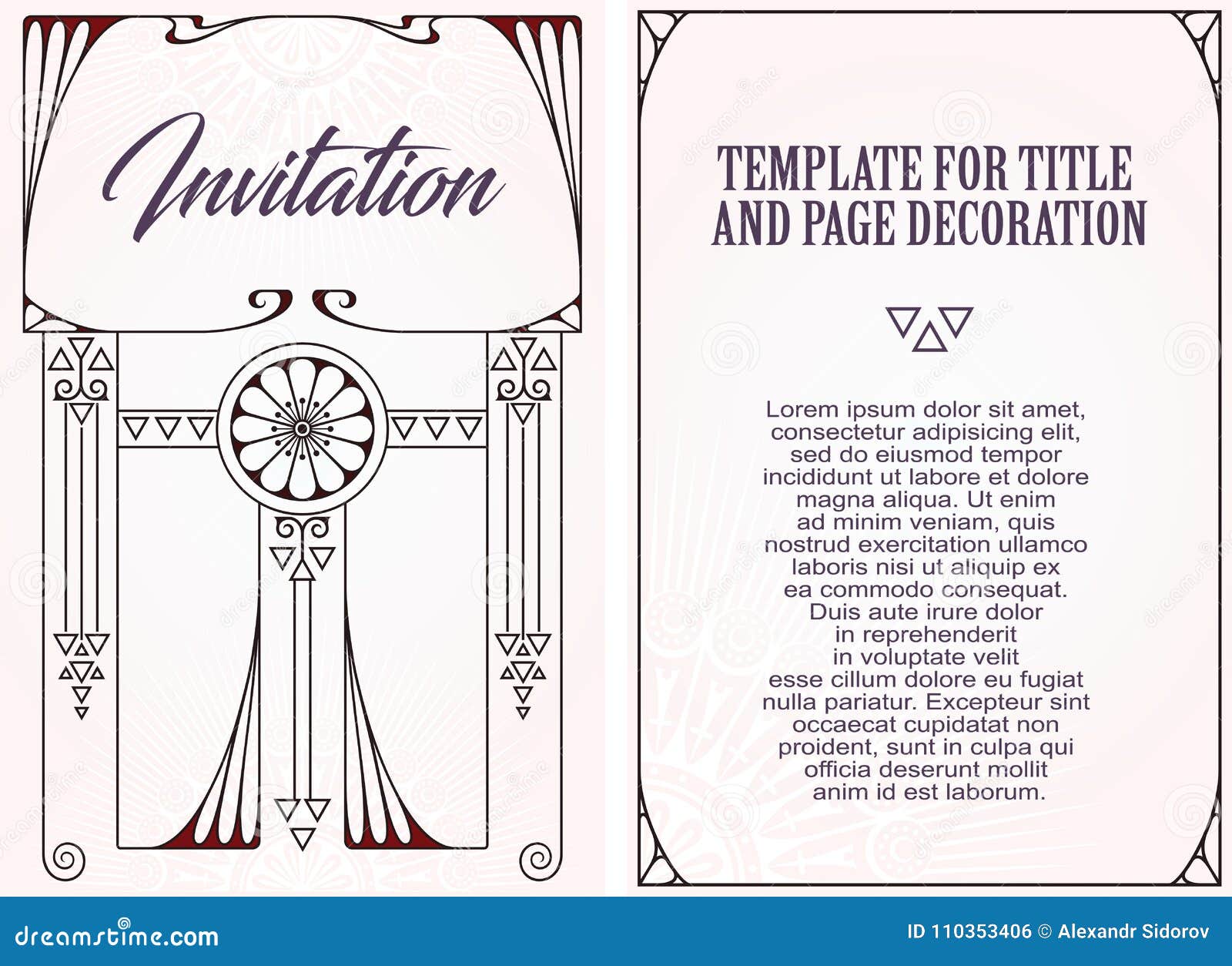 Advertisements, Flyer, Invitations or Greeting Cards. Stock Vector ...