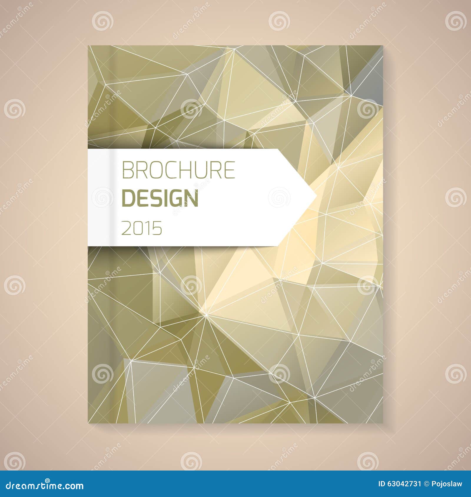 Vector Template for Brochure Stock Vector - Illustration of label ...