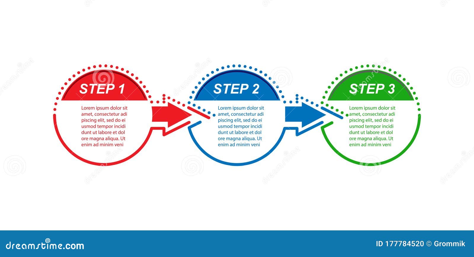 Vector Template for Business or Finance Infographics. Development Plan ...