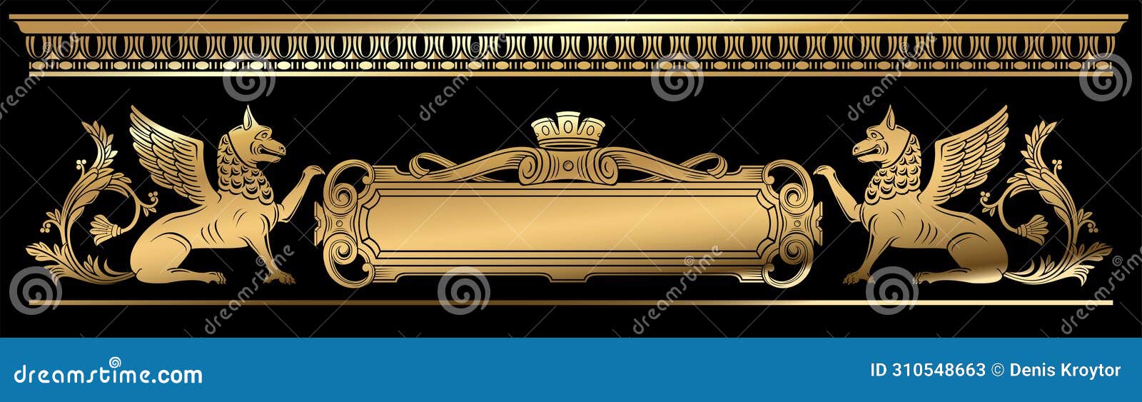 Classical Plate Bas Relief in Engraving Technique Stock Vector ...