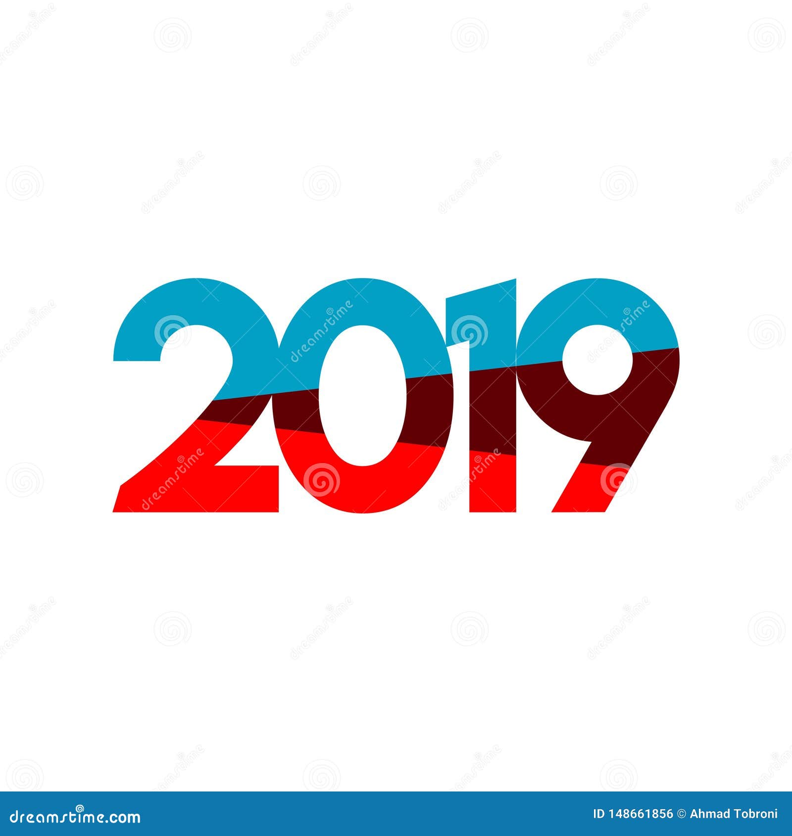 2019 Vector Template Design Illustration Stock Vector - Illustration of ...