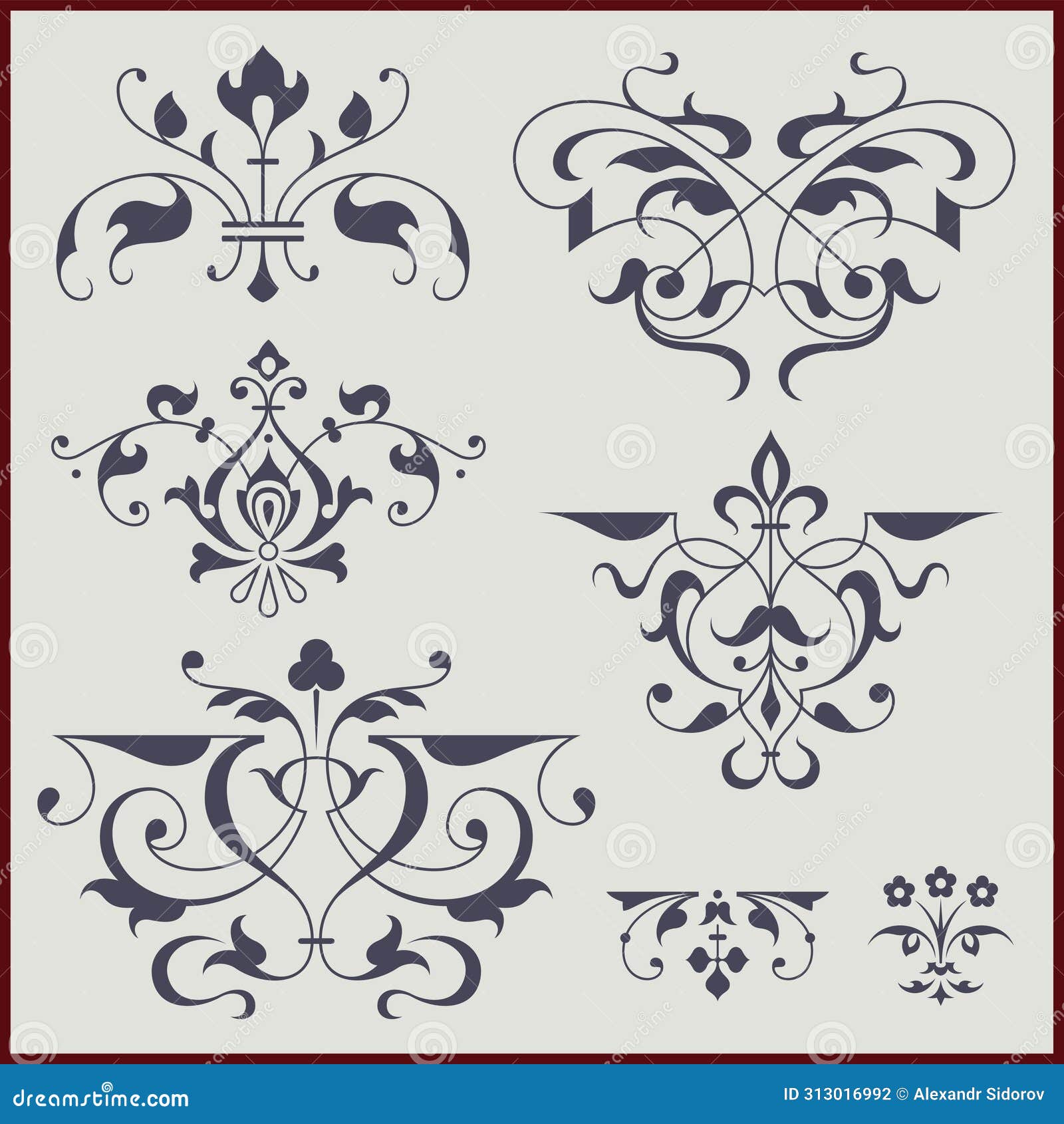 Luxury Vector Vignette in Ancient Style for Flyer, Invitations or ...