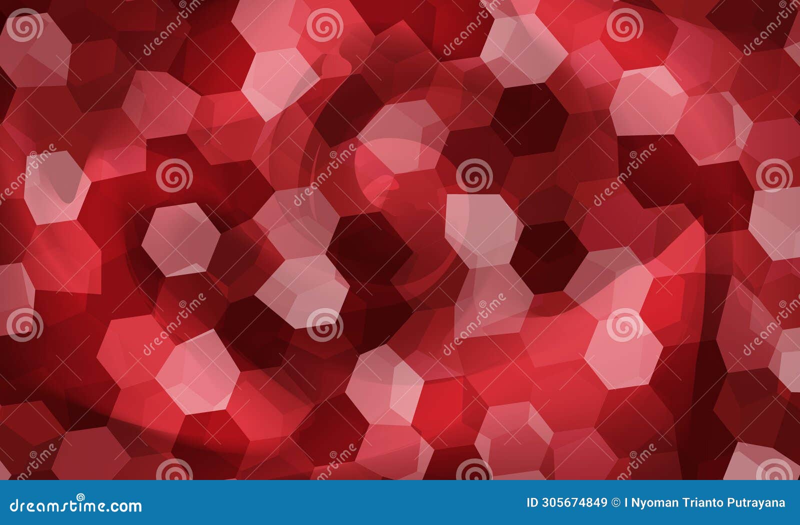 Vector Template in Hexagonal Style. Stock Vector - Illustration of ...