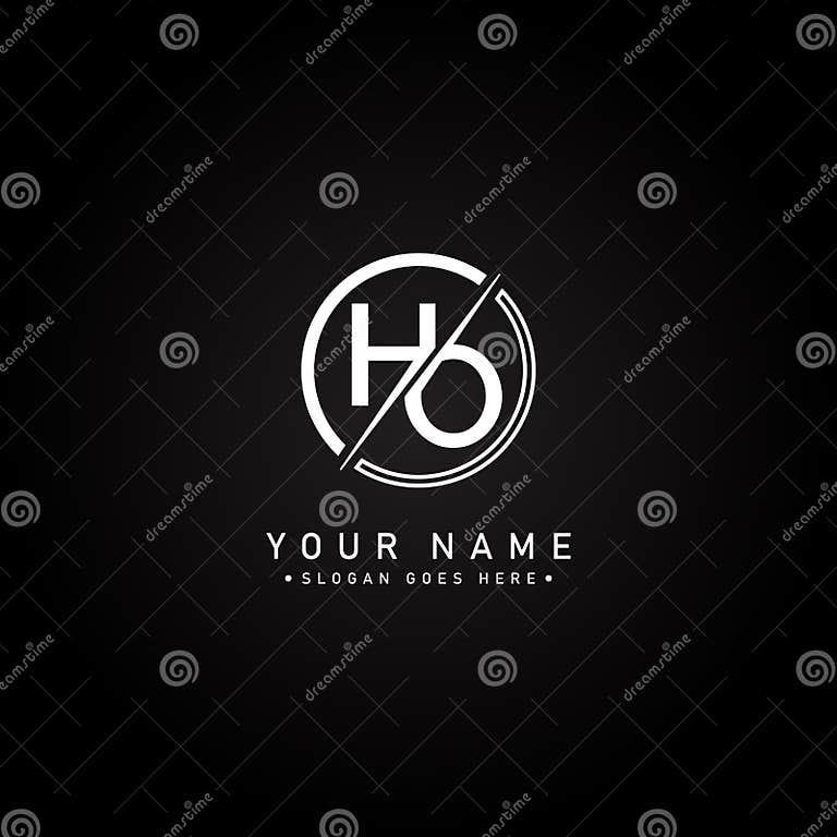 Vector Template for Initial Letter HO Logo - Elegant Monogram Logo for ...