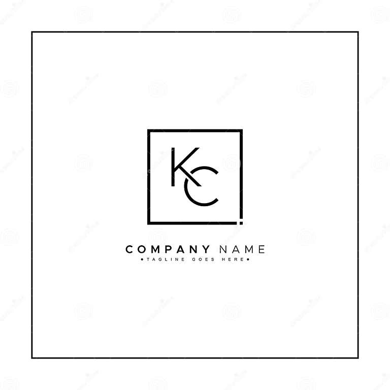 Vector Template for Initial Letter KC Logo - Elegant Monogram Logo for ...