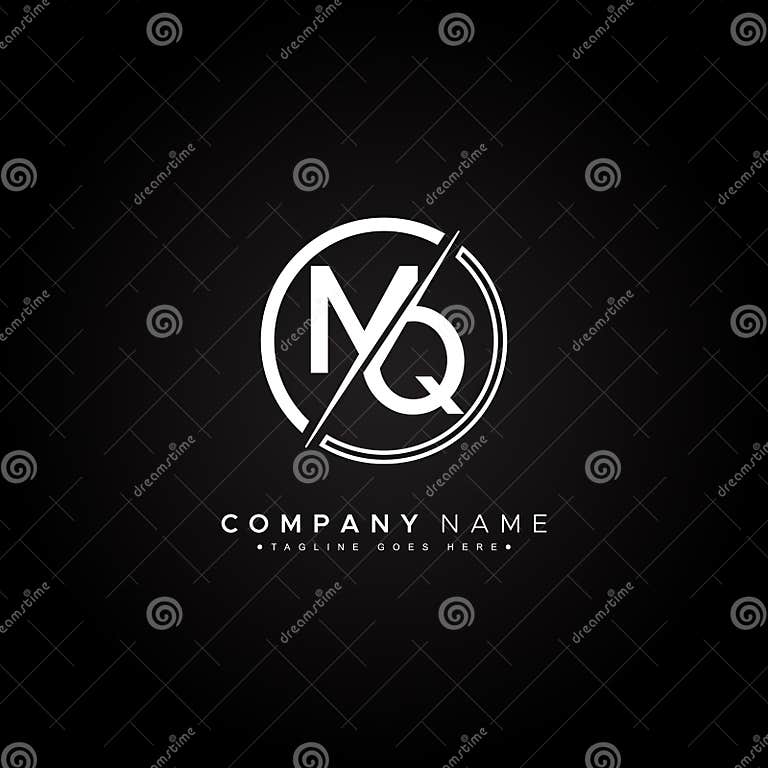 Vector Template for Initial Letter MQ Logo - Elegant Monogram Logo for ...