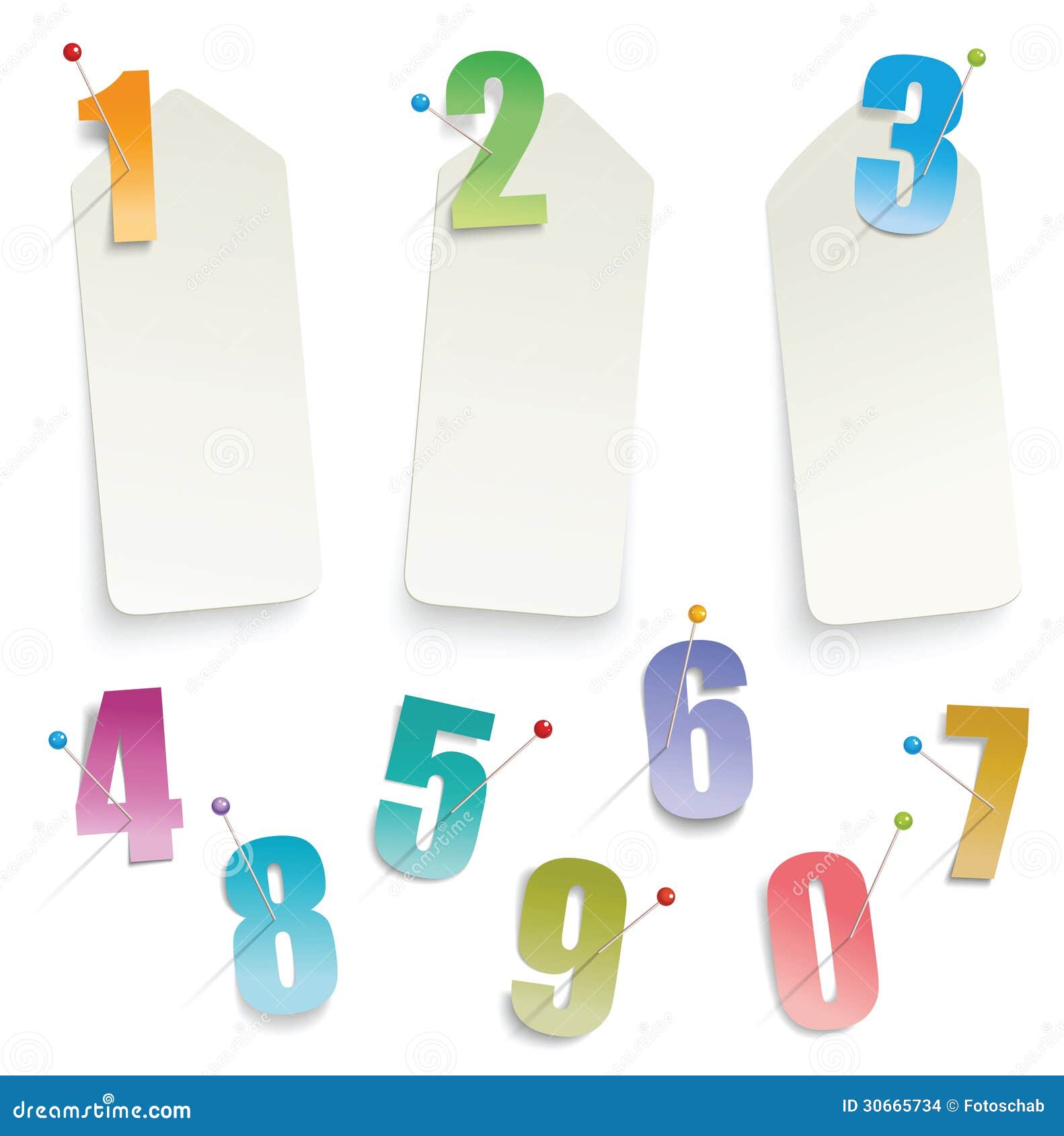 Paper Progress Template Labels Layered Stock Illustrations – 1 Paper ...