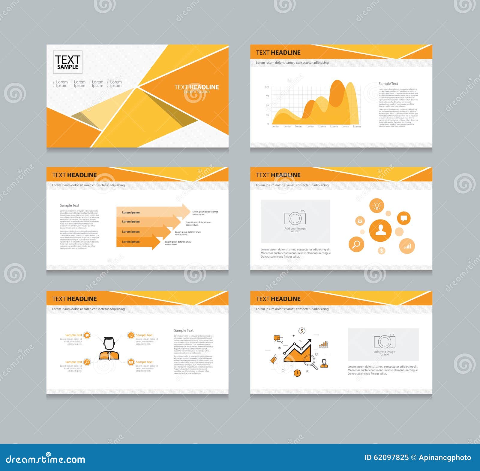 Vector Template Presentation Slides Background Design.orange Stock ... Vector Template Presentation Slides Background Design.orange Stock ...