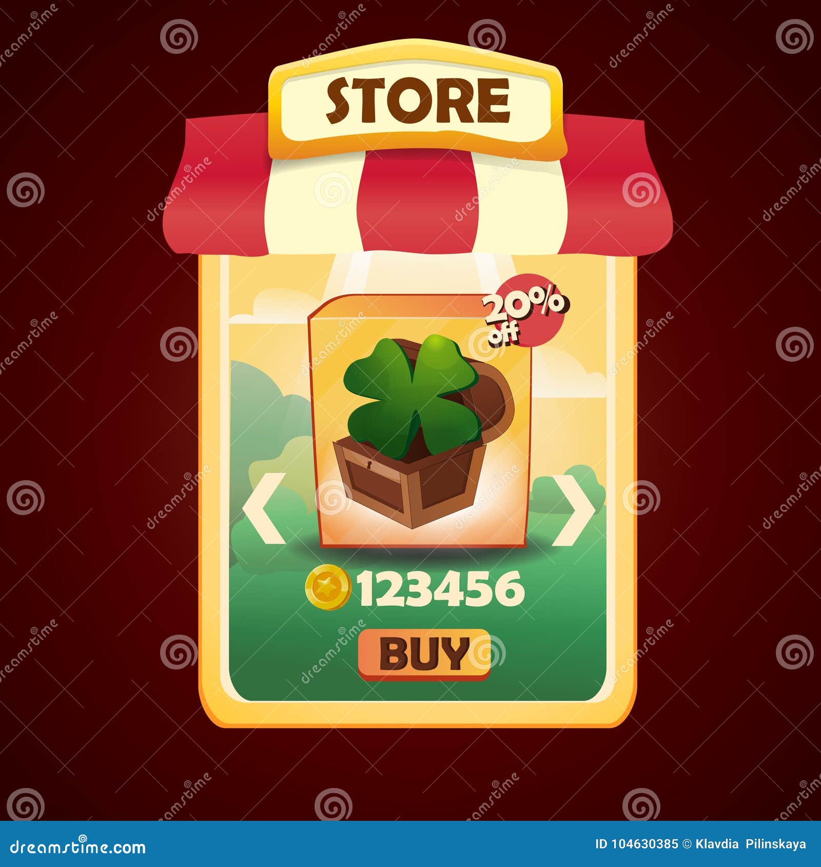 Vector Template for Store or Shop Stock Vector - Illustration of money ...