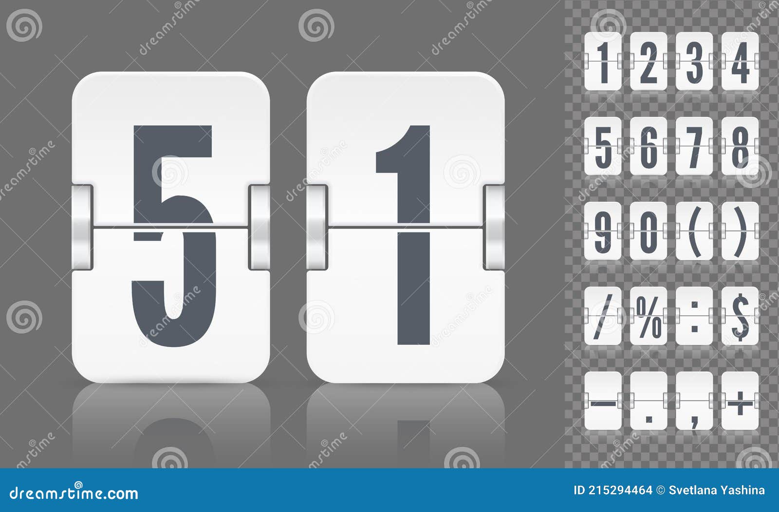 Vector Template for Time Design. Flip Scoreboard with Numbers Symbols ... Vector Template for Time Design. Flip Scoreboard with Numbers Symbols ...