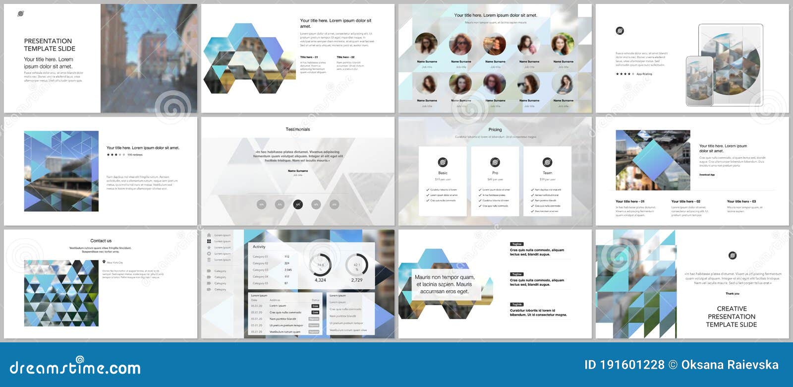 Vector Templates for Website Design, Presentations, Portfolio ...