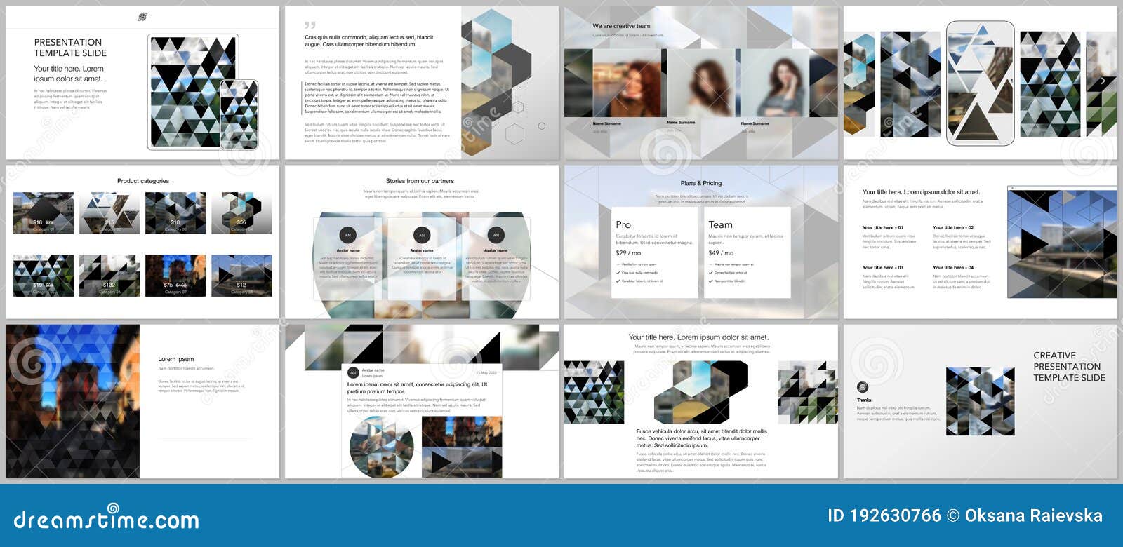 Vector Templates for Website Design, Presentations, Portfolio ...