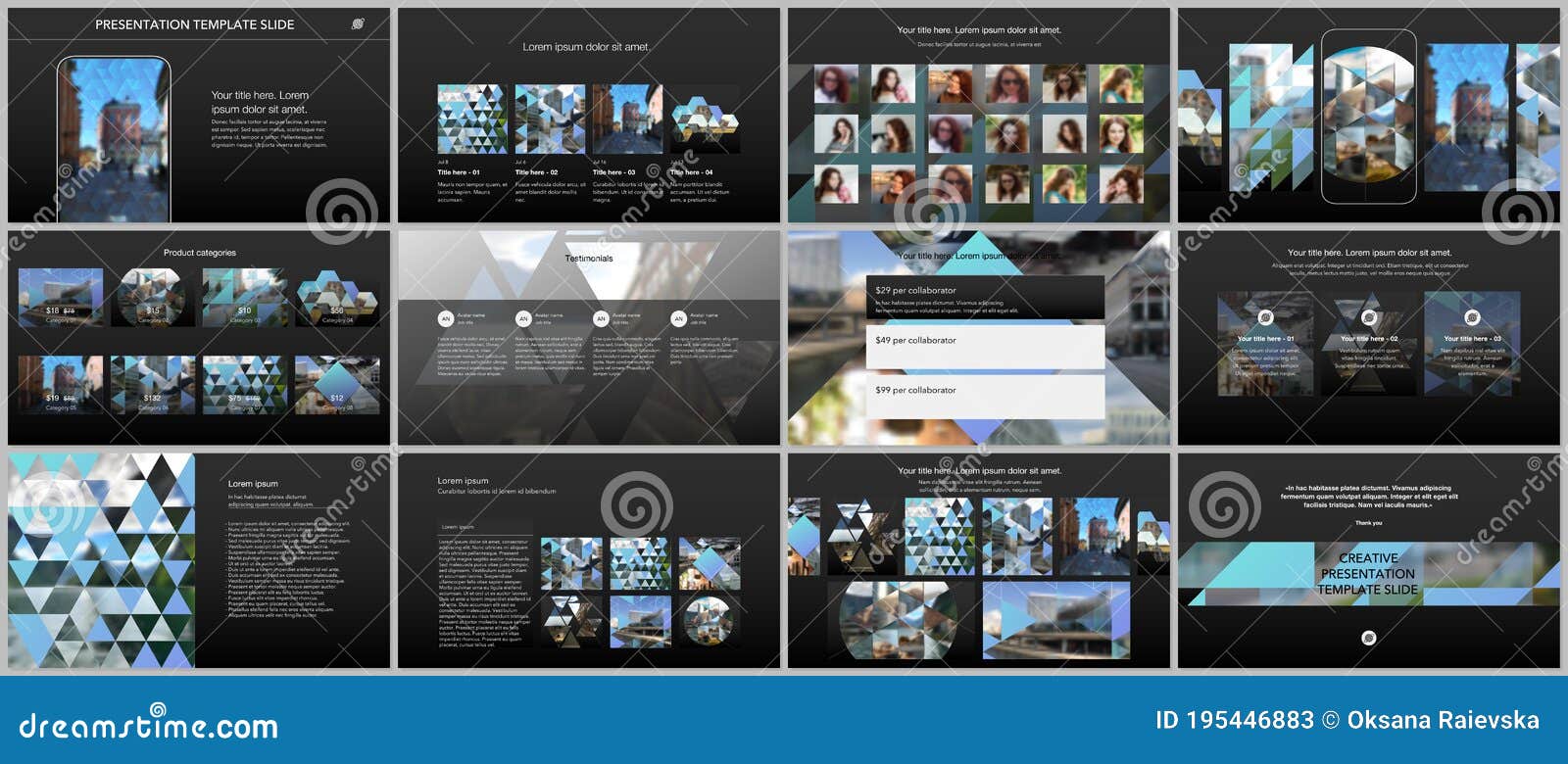 Vector Templates for Website Design, Presentations, Portfolio ...