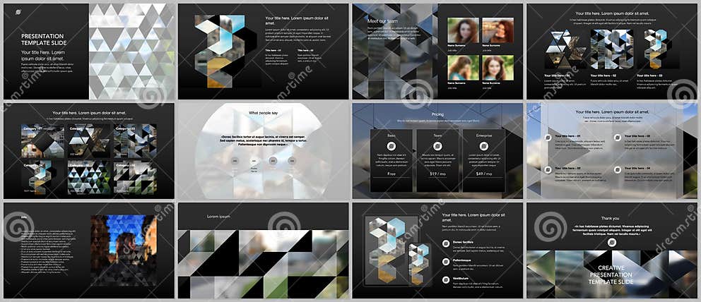 Vector Templates for Website Design, Presentations, Portfolio ...