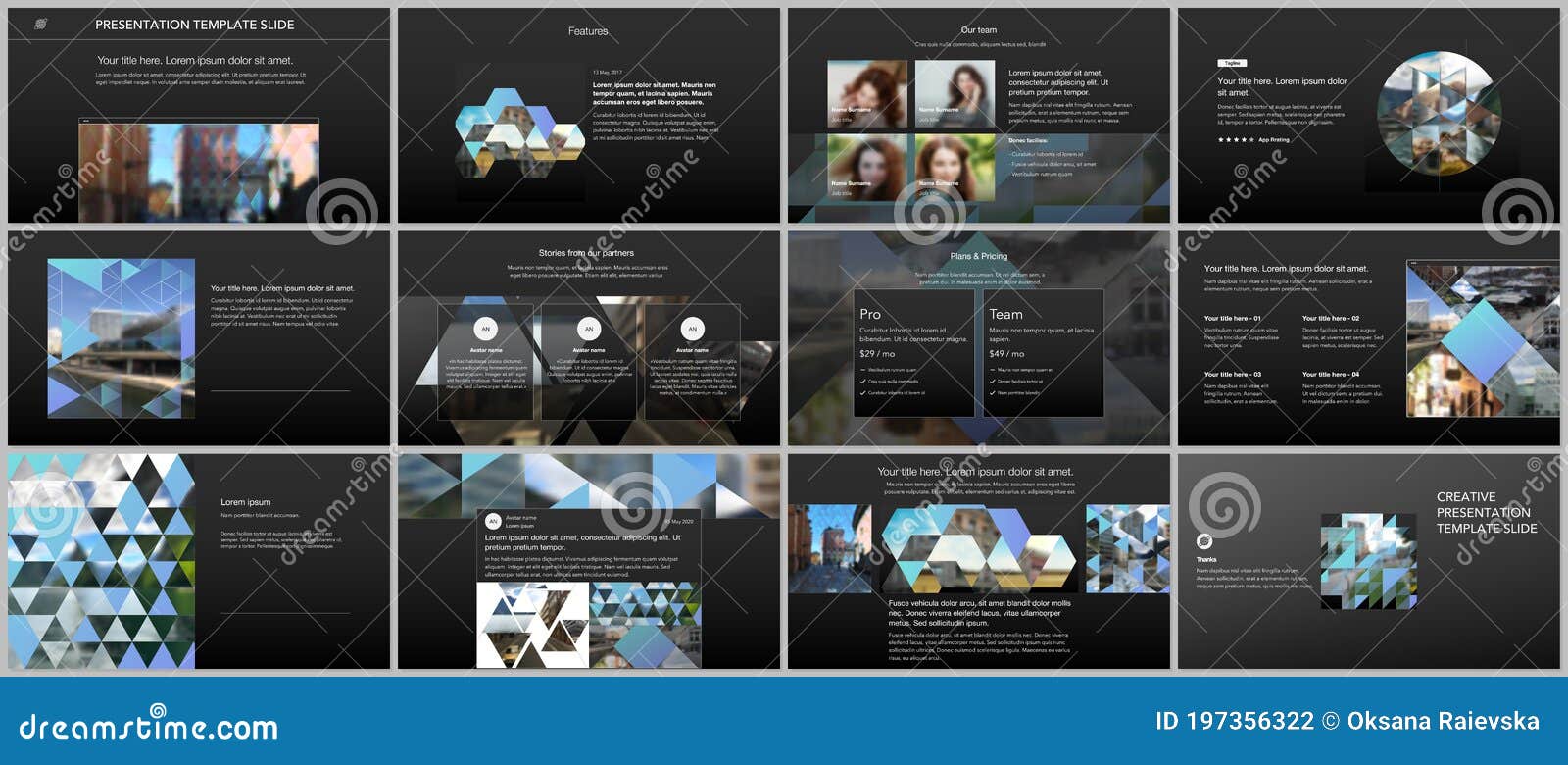 Vector Templates for Website Design, Presentations, Portfolio ...