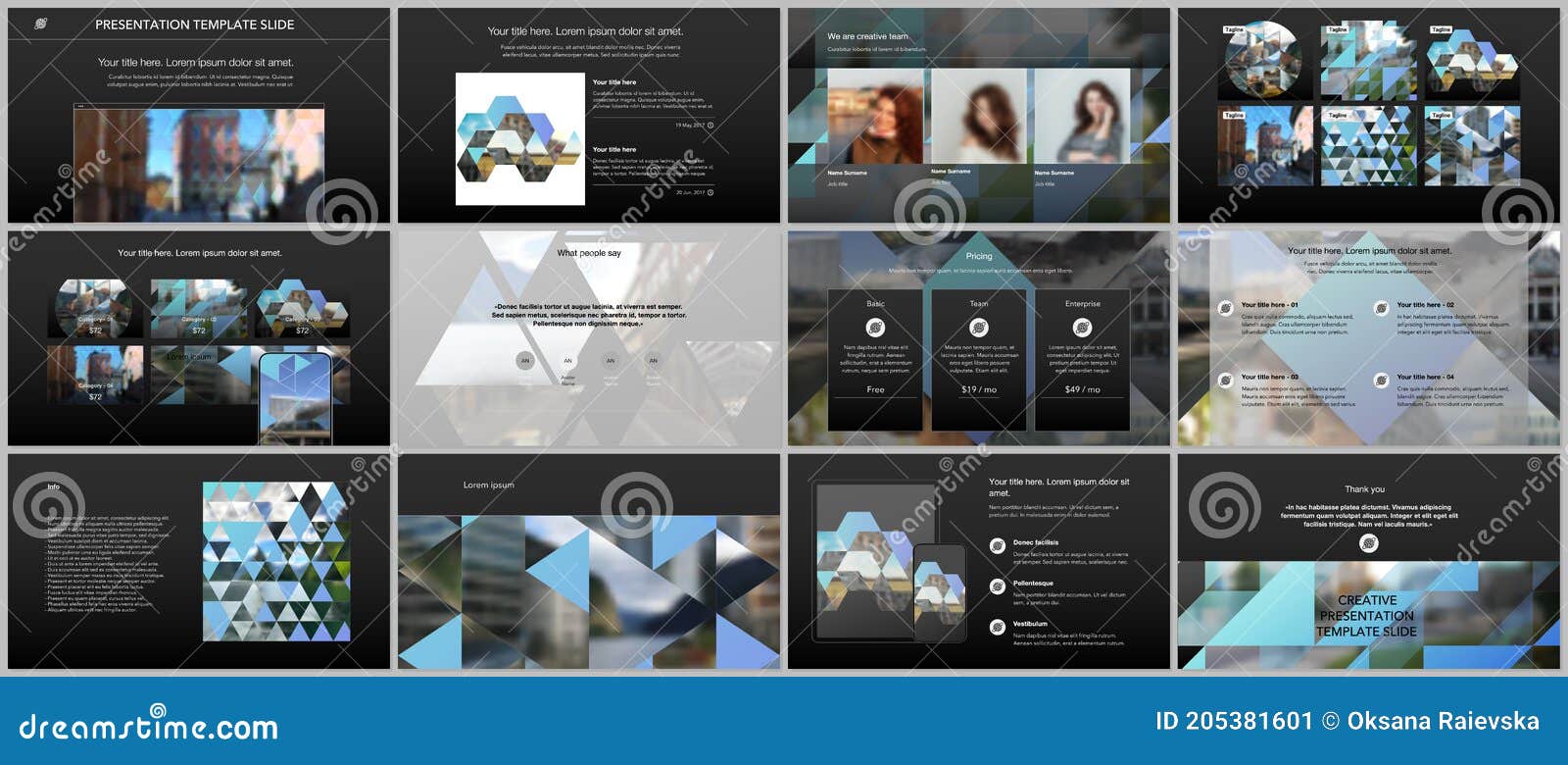 Vector Templates for Website Design, Presentations, Portfolio ...