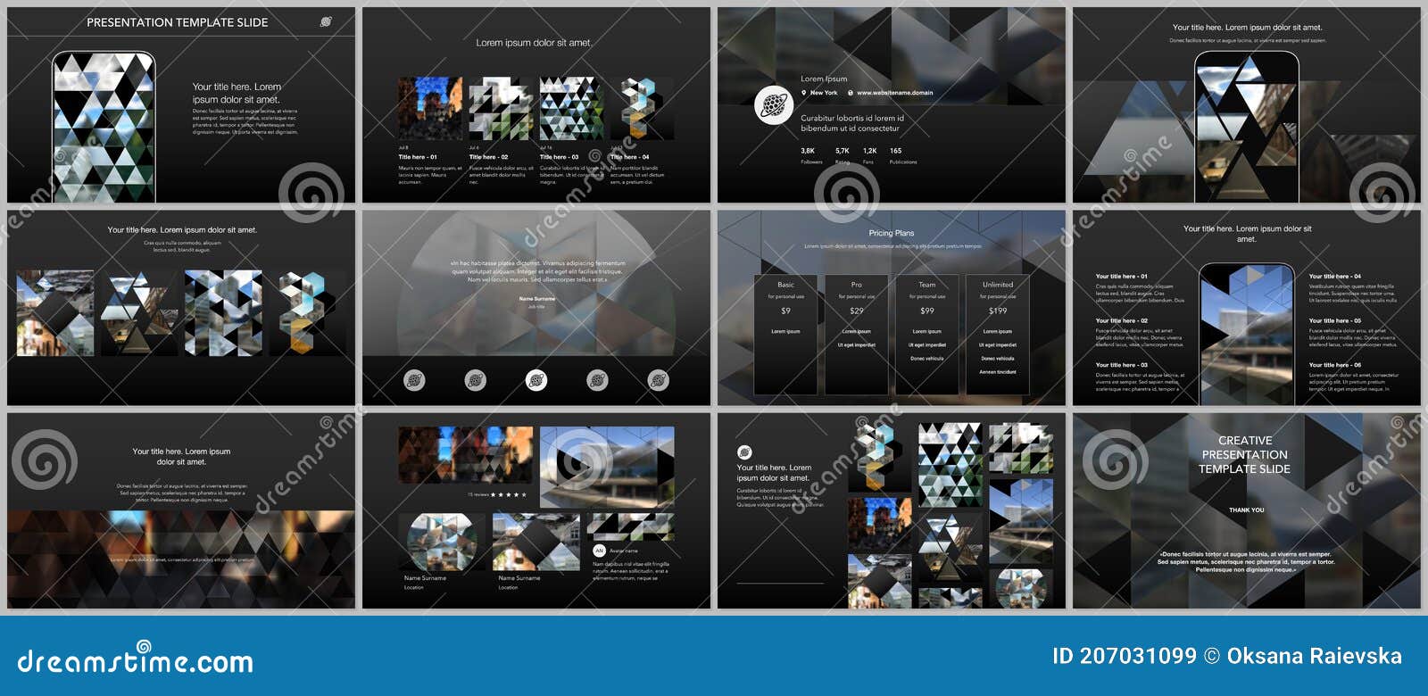 Vector Templates for Website Design, Presentations, Portfolio ...