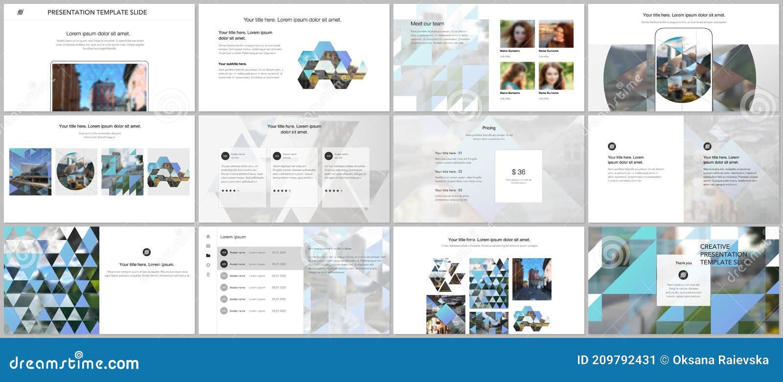 Vector Templates for Website Design, Presentations, Portfolio ...