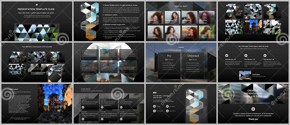 Vector Templates for Website Design, Presentations, Portfolio ...