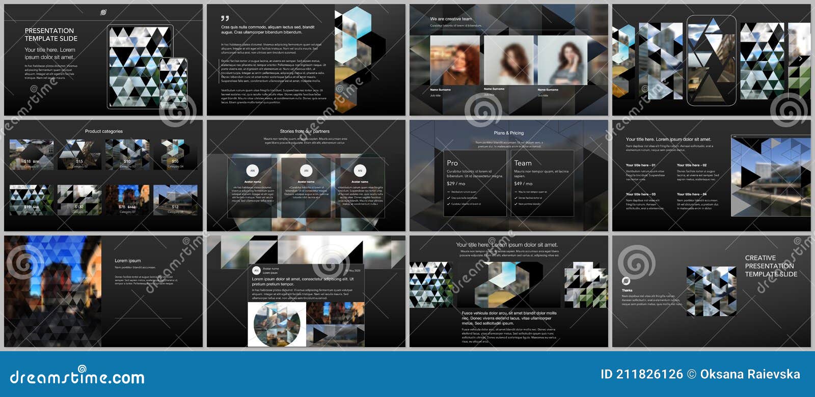 Vector Templates for Website Design, Presentations, Portfolio ...
