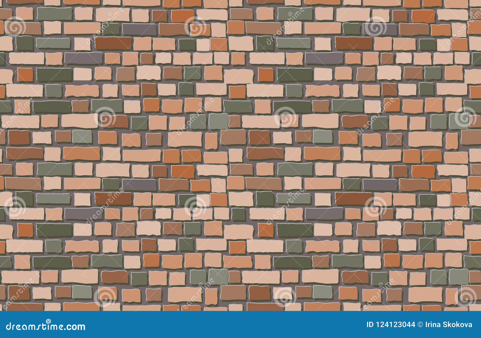 Vector Old Brick Wall Background Stock Vector - Illustration of ...