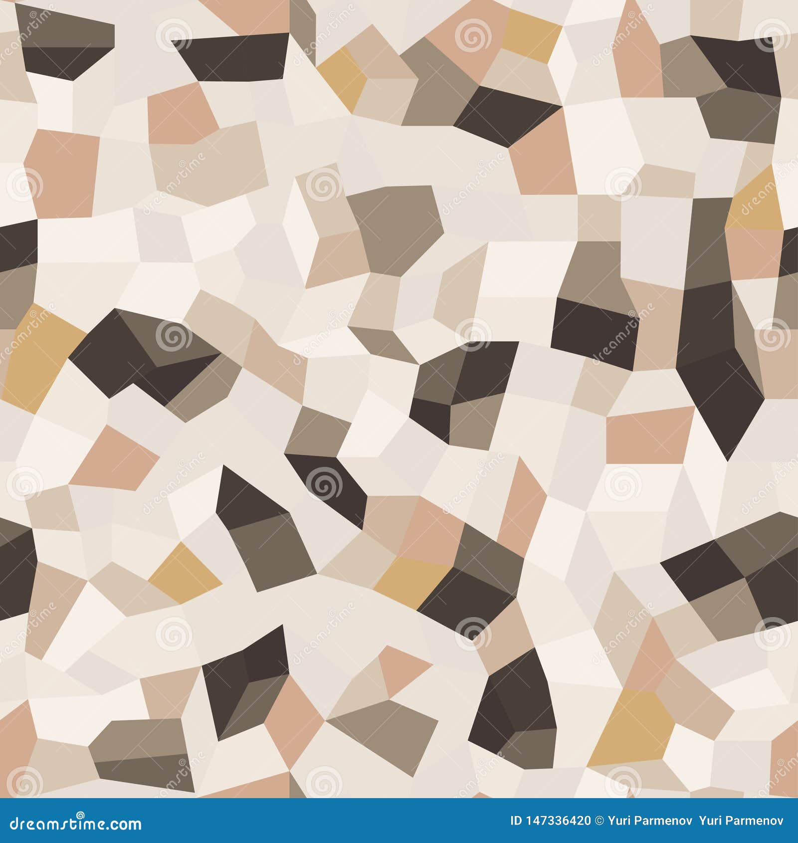 Classic Italian Terrazzo, Abstract Seamless Pattern. Vector Texture ...