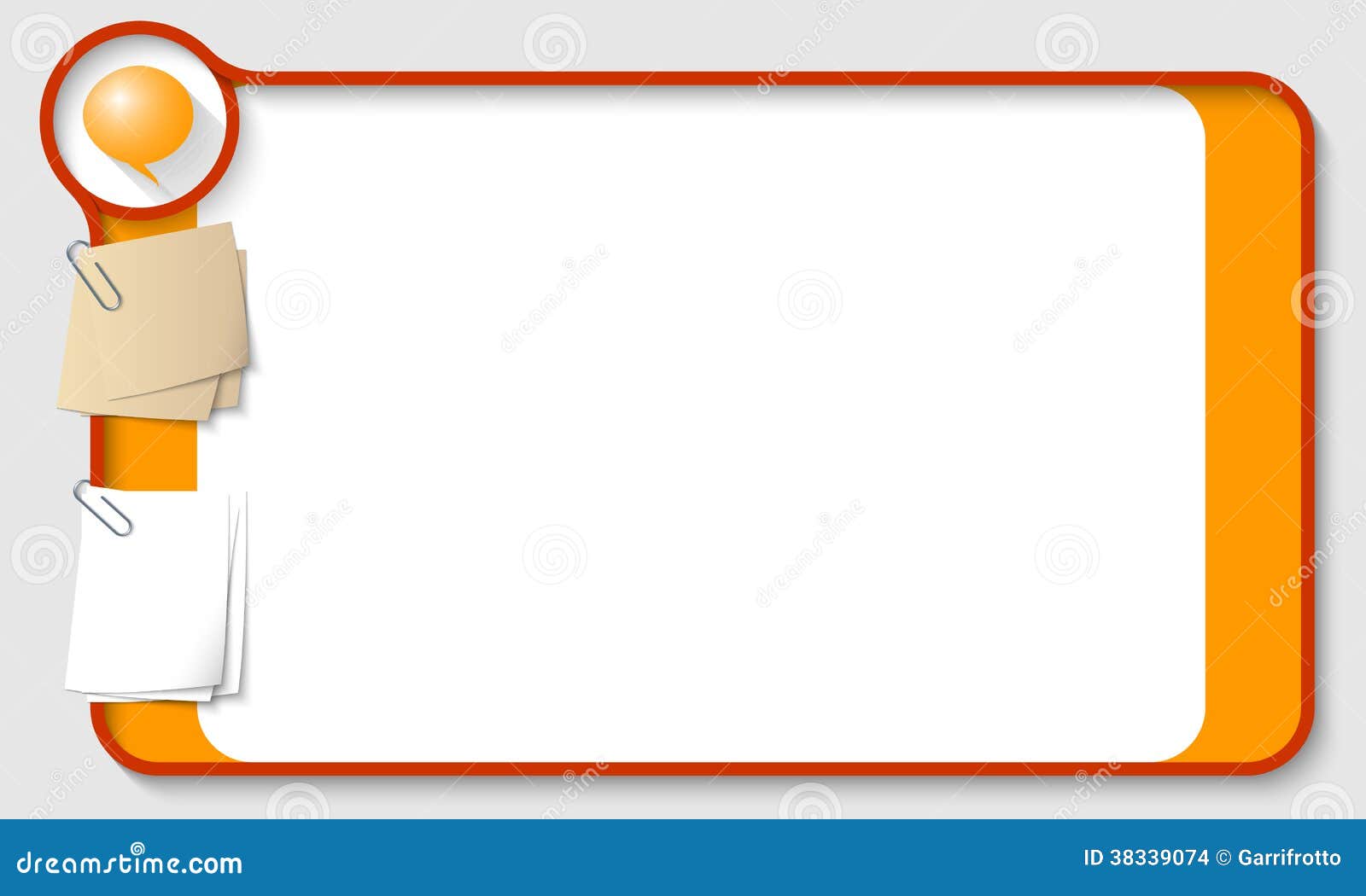 Vector Text Box for Any Text Stock Vector - Illustration of shopping ...