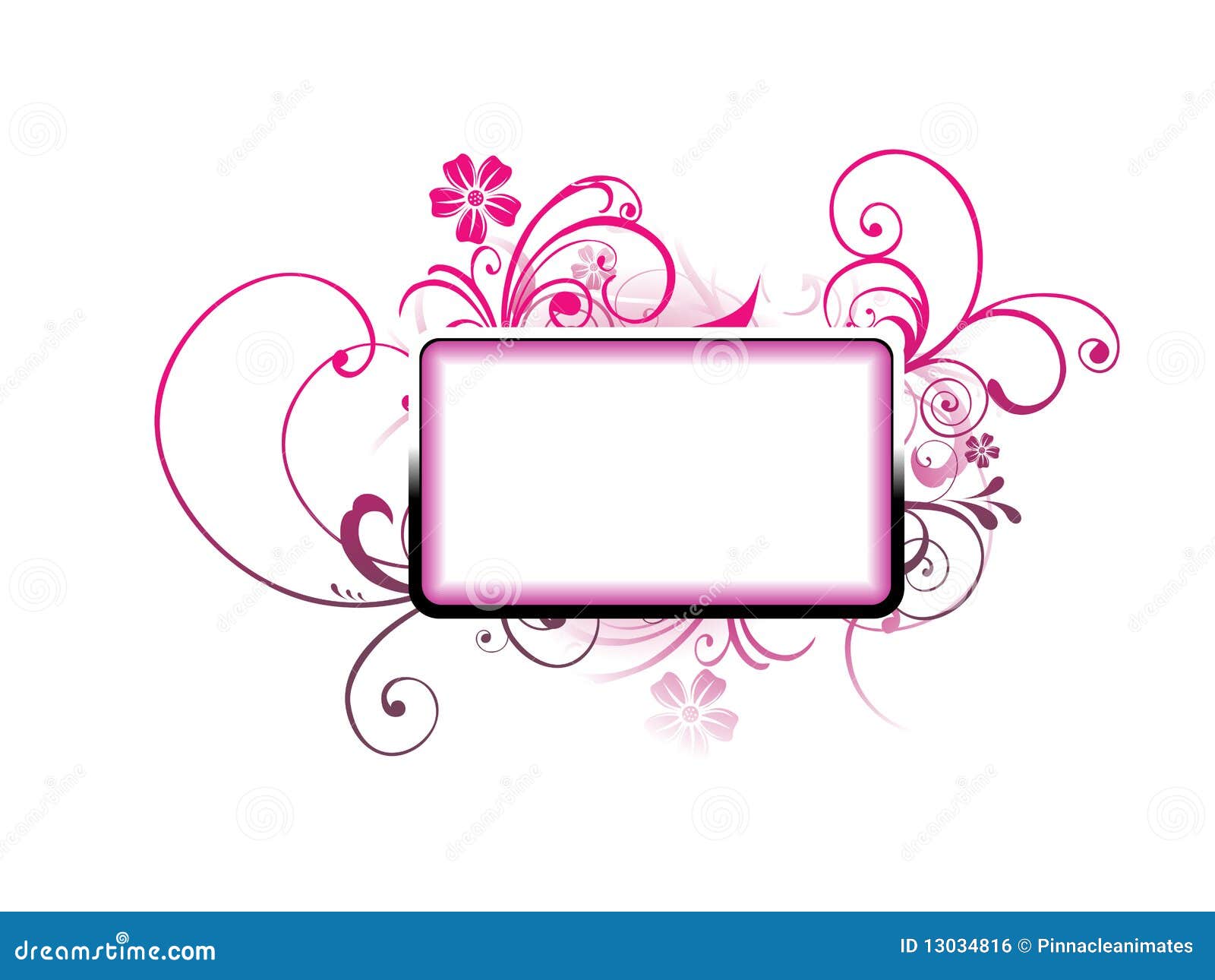 Vector text frame stock vector. Illustration of ornamental - 13034816
