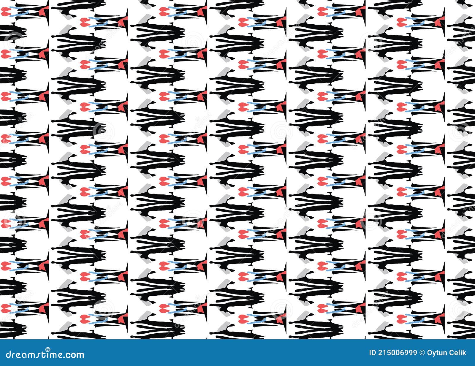 Vector Texture Background, Seamless Pattern. Hand Drawn, Black, Grey ...