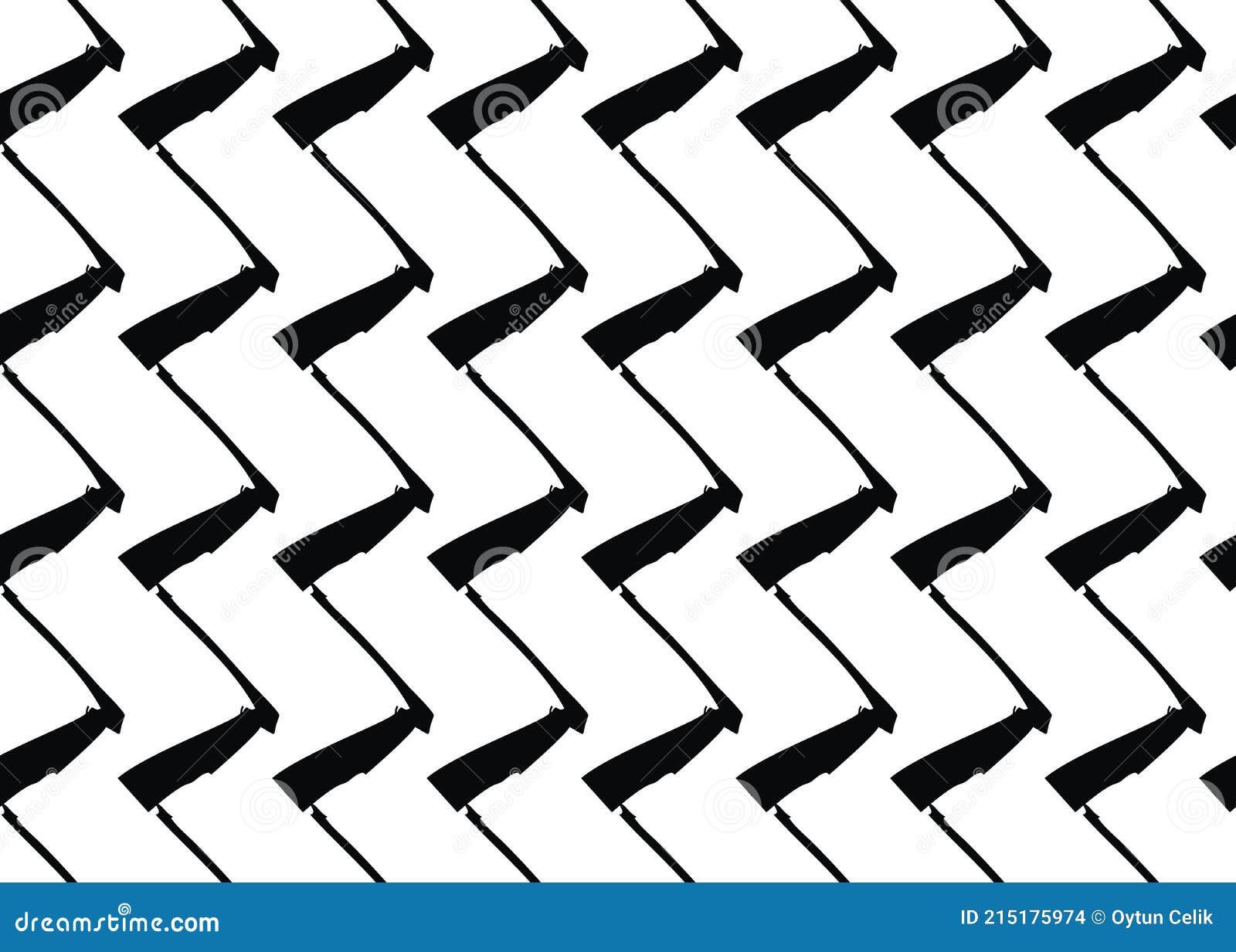 Vector Texture Background, Seamless Pattern. Hand Drawn, Black, White ...