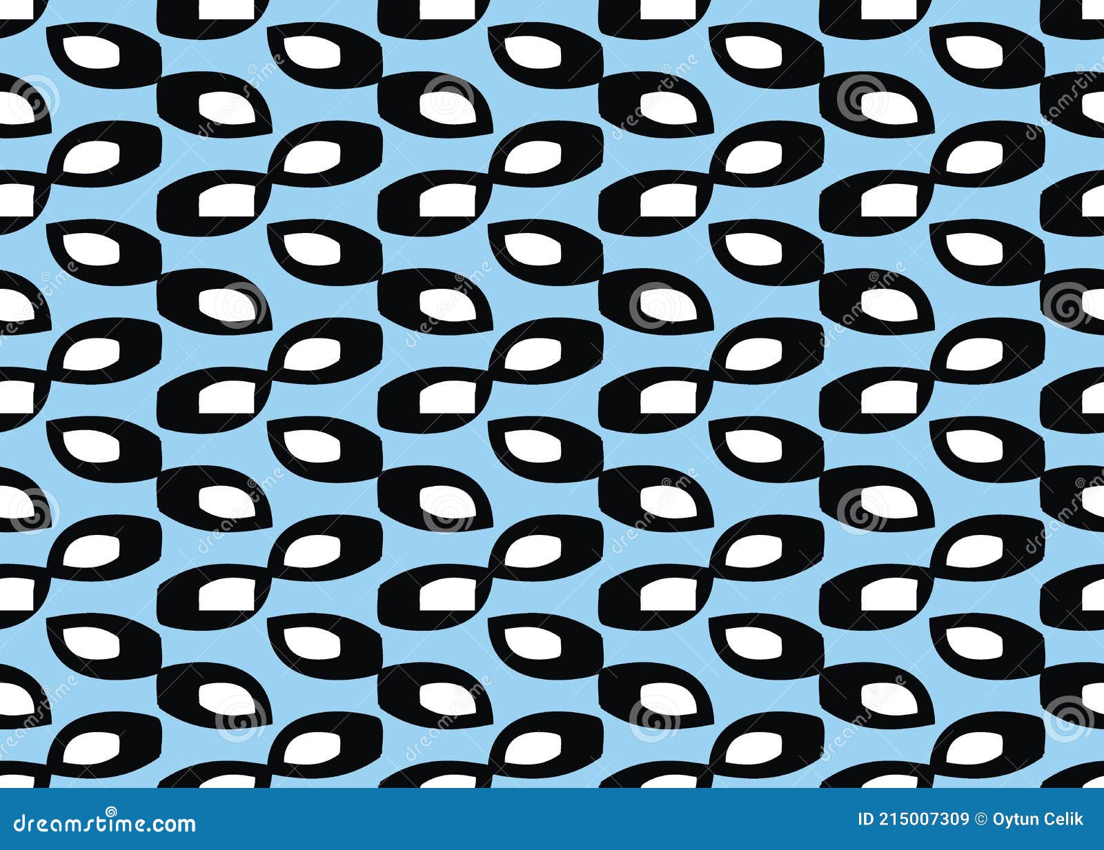 Vector Texture Background, Seamless Pattern. Hand Drawn, Blue, Black ...
