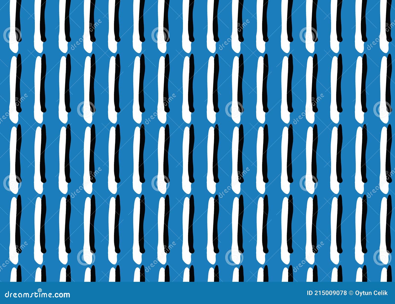 Vector Texture Background, Seamless Pattern. Hand Drawn, Blue, Black ...