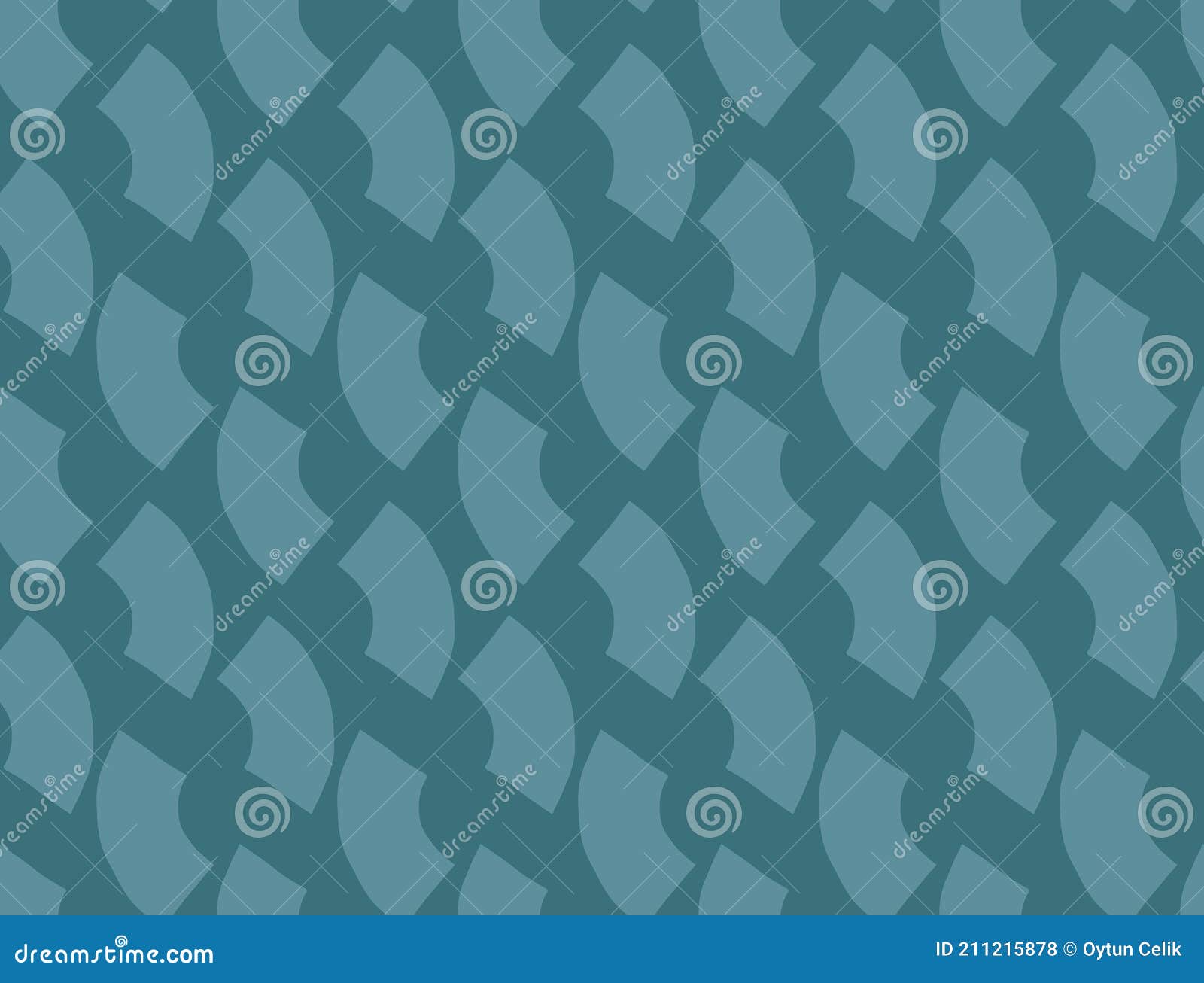 Vector Texture Background, Seamless Pattern. Hand Drawn, Blue Colors ...