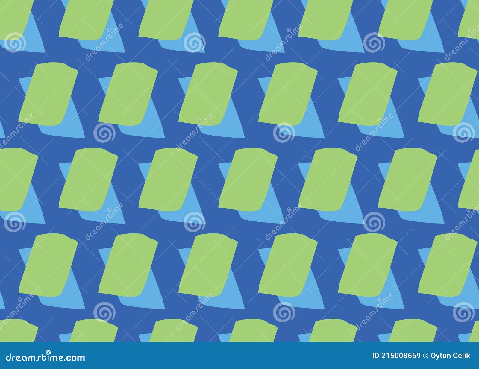Vector Texture Background, Seamless Pattern. Hand Drawn, Blue, Green ...