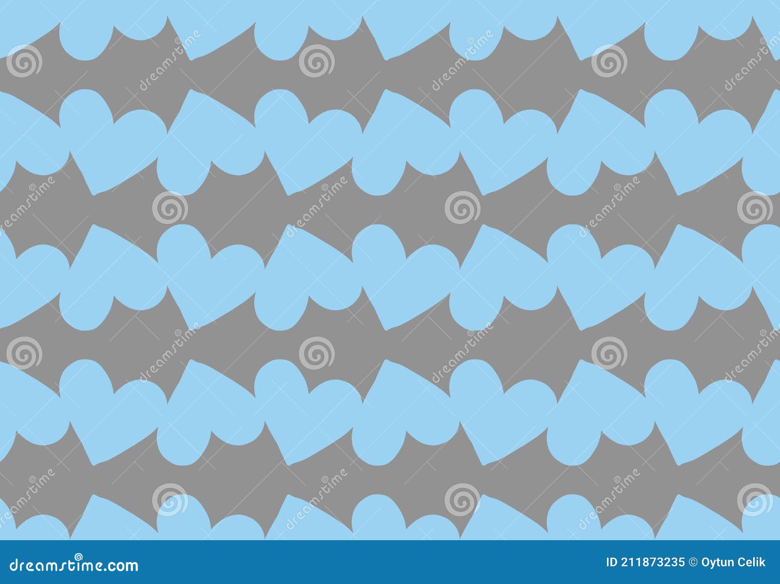 Vector Texture Background, Seamless Pattern. Hand Drawn, Blue, Grey ...