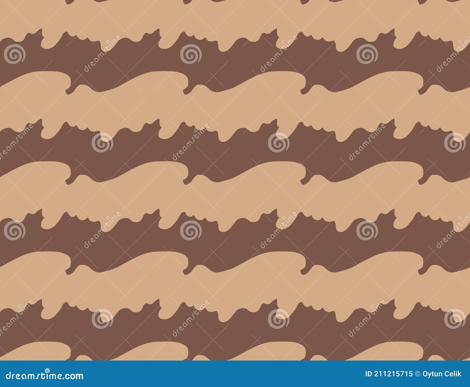 Vector Texture Background, Seamless Pattern. Hand Drawn, Brown Colors ...
