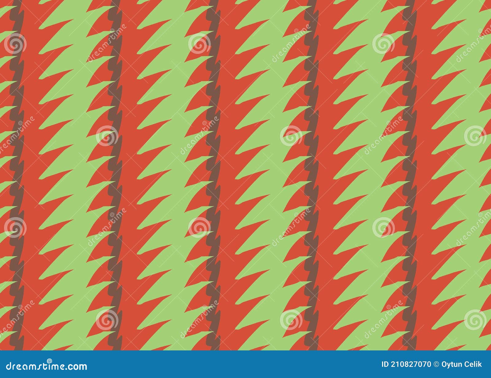 Vector Texture Background, Seamless Pattern. Hand Drawn, Green, Red ...