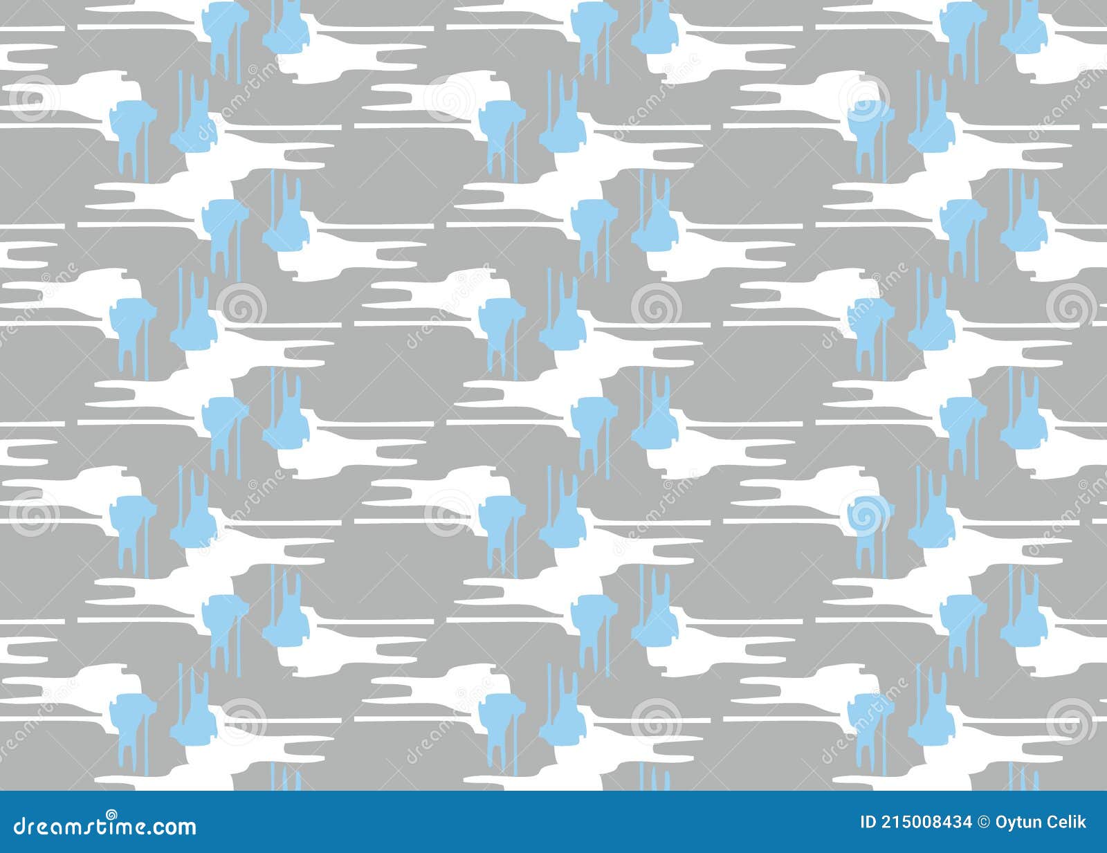 Vector Texture Background, Seamless Pattern. Hand Drawn, Grey, Blue ...
